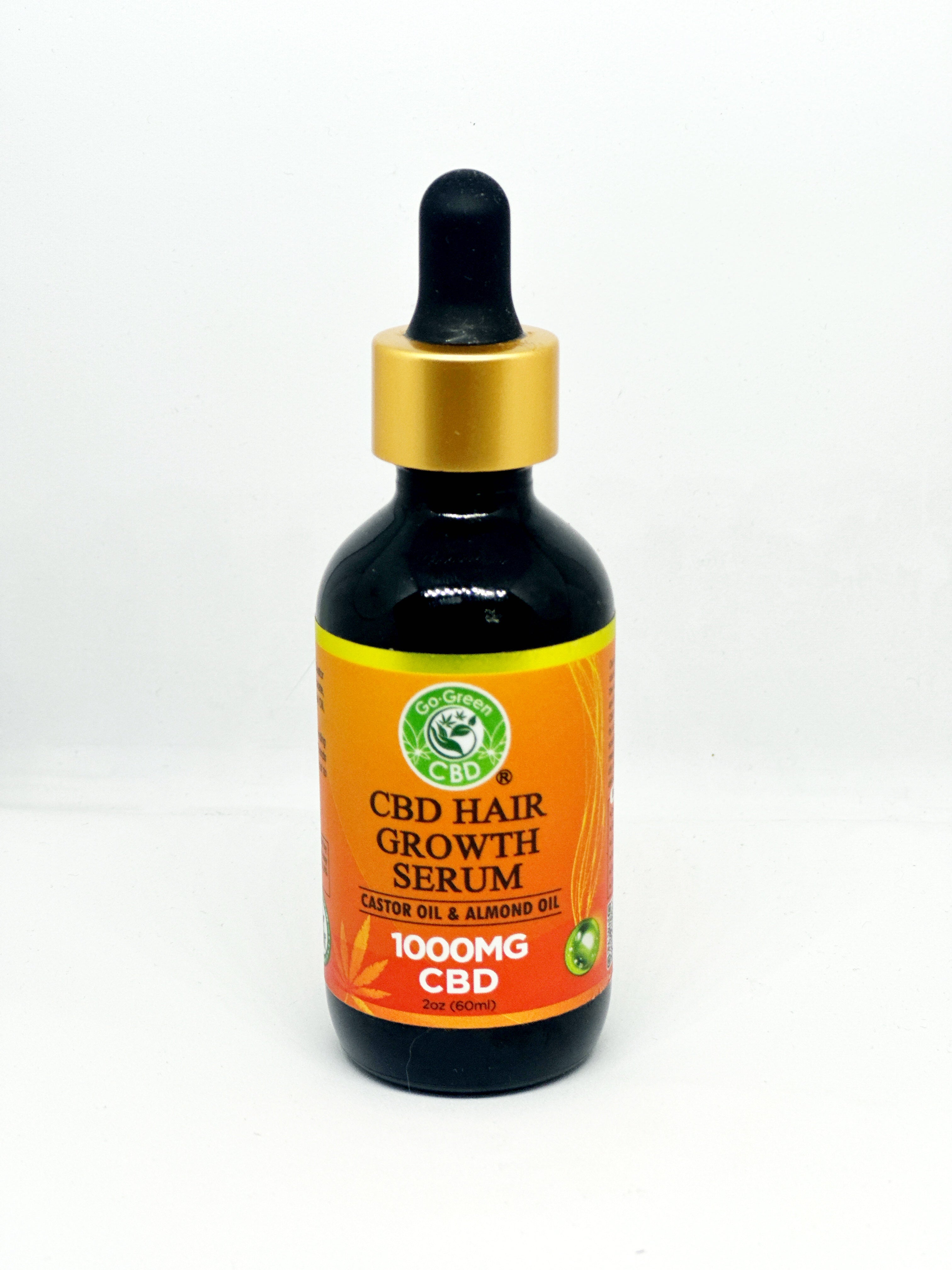 CBD Hair Growth Serum 1000mg Avocado & Vit. E Oil | Go Green CBD – GoGreen-CBD